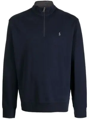 Polo Ralph Lauren Jersey Quarter-zip Pullover - Blue