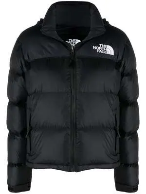 The North Face Embroidered-logo Puffer Jacket