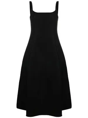 Khaite Off-shoulder A-line Midi Dress