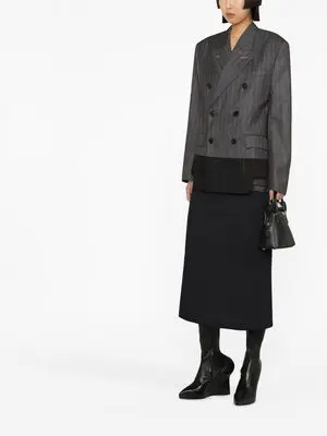MAISON MARGIELA Pinstriped Wool Blazer
