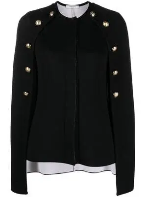 CHARLOTT Button-embellished Cape Jumper