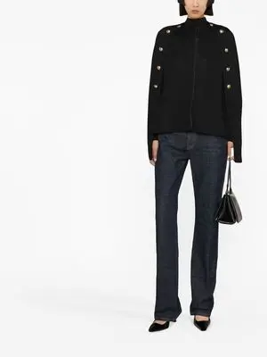 CHARLOTT Button-embellished Cape Jumper