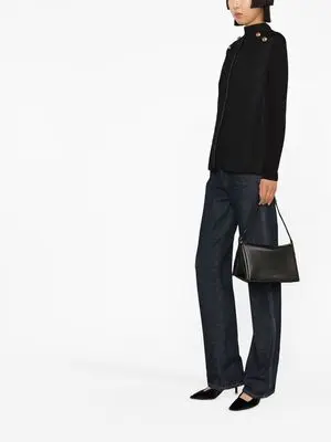 CHARLOTT Button-embellished Cape Jumper