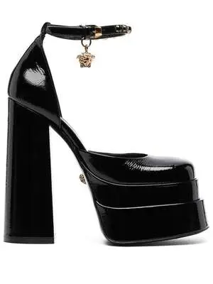 Versace Medusa Aevitas 160mm Leather Platform Pumps