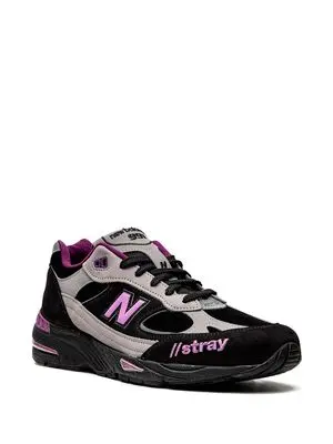 NEW BALANCE X Stray Rats 991 Low-top Sneakers - Black