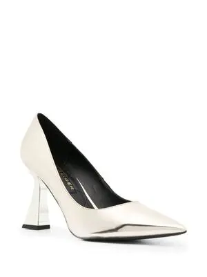 Kurt Geiger 95mm Metallic-finish Pumps