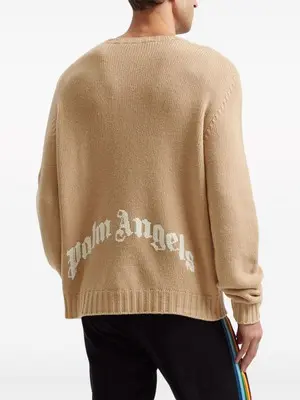 Palm Angels Curved-logo Jumper