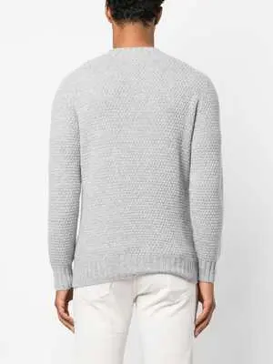 DRUMOHR Cable-knit Fitted Jumper - Grey