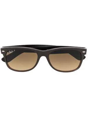 Ray-ban Logo Plaque Sunglasses - Brown