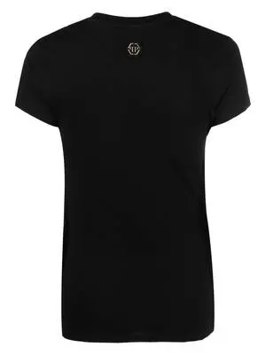 Philipp Plein Monogram Teddy-print T-shirt - Black
