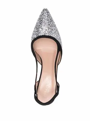 Giambattista Valli 75mm Rhinestone-embellished Pumps - Black