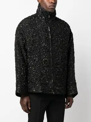 Valentino Garavani Floral-jacquard Brocade-effect Jacket