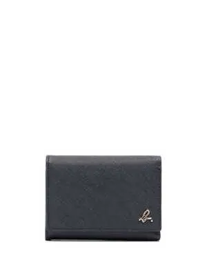 AGNÈS B. Logo-detail Leather Wallet - Black