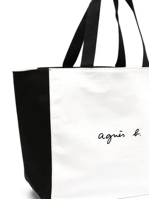 AGNÈS B. Colour-block Tote Bag
