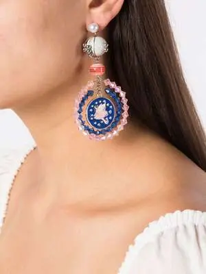 AMIR SLAMA Ballerina-motif Drop Earrings