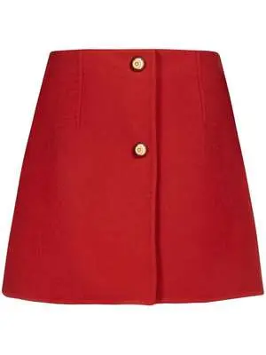 FERRAGAMO Cashmere-blend A-line Mini Skirt