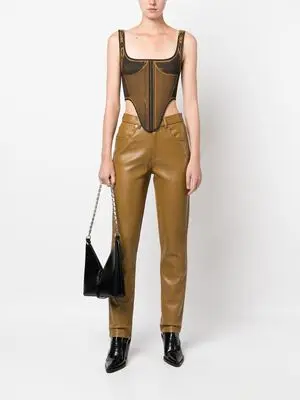 DIESEL® Leather-effect Trousers