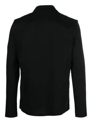 DIESEL® Logo Embroidered Long-sleeve Polo Shirt