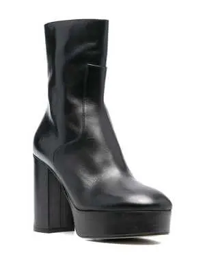 ALOHAS Thunder 110mm Leather Platform Ankle Boots