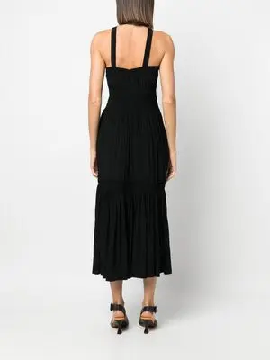 Proenza Schouler White Label Shirred Halterneck Dress