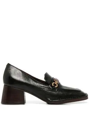 Tory Burch Perrine Heeled Leather Loafer