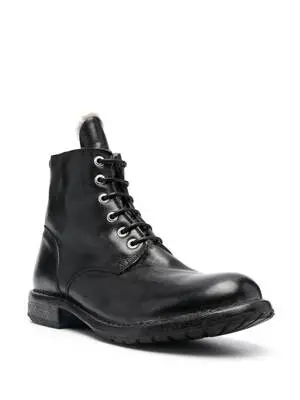 Moma 35mm Lace-up Leather Boots