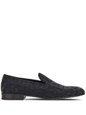 FERRAGAMO Gancini-pattern Moccasins