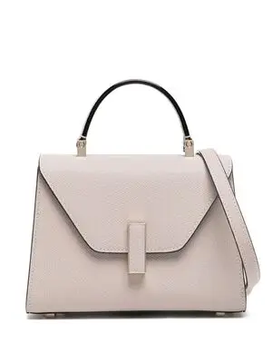 VALEXTRA Iside Leather Tote Bag - Brown
