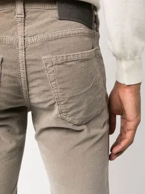 JACOB COHЁN Corduroy Slim-fit Trousers