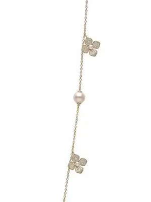 Yoko London 18kt Yellow Pearl And Diamond Necklace