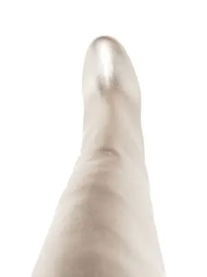 MAISON SKORPIOS Adrianna 90mm Knee-high Boots - Gold