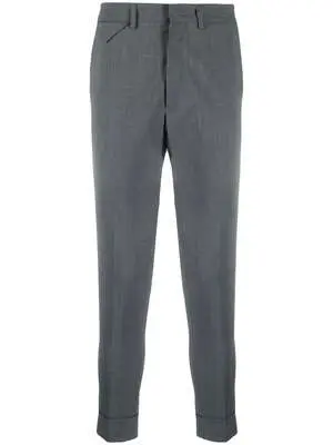 LOW BRAND Melange-effect Tailored Trousers