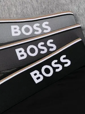BOSS Logo-waistband Boxers Set Of 3
