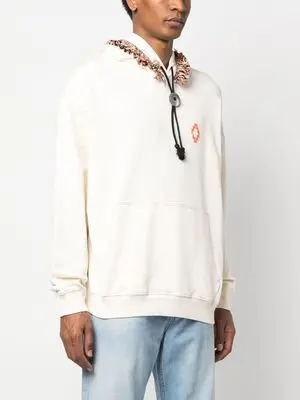COUNTY OF MILAN Fringes Comfort Logo-print Hoodie