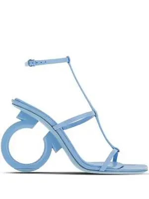 FERRAGAMO Elina 105mm Nappa Leather Sandals