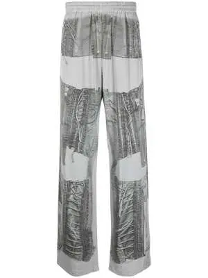 DIESEL® Lace-up Print Trousers