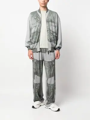 DIESEL® Lace-up Print Trousers