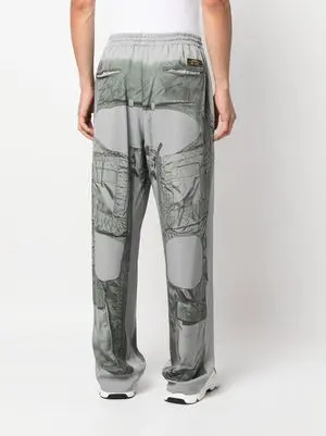 DIESEL® Lace-up Print Trousers