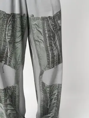 DIESEL® Lace-up Print Trousers
