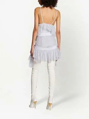 Balmain Lace-panelled Mini Dress