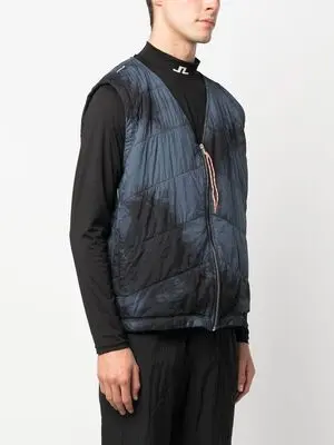 Aries Tie-dye Gillet - Black