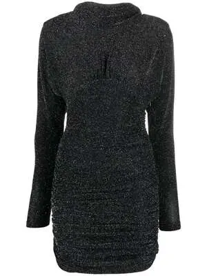 Saint Laurent Mock Neck Cocktail Dresses