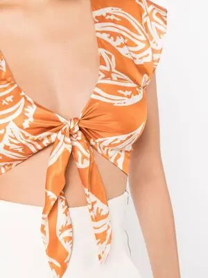 CLUBE BOSSA Front-tied Top