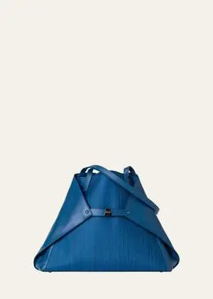 Akris Ai Medium Tote Bag 077 Pacific