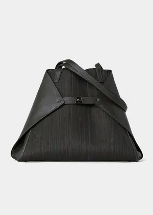 Akris Ai Medium Tote Bag Olive