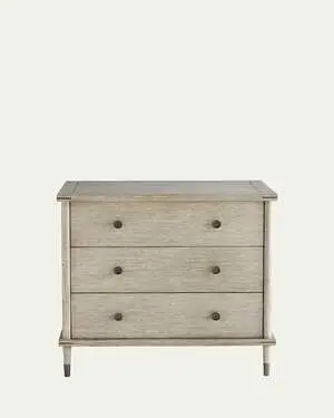 ARTERIORS Jobe Three Drawer Chest - Gray