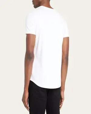 Monfrère Dann Solid Crew T-shirt - Blanc