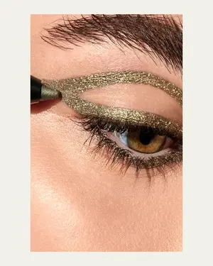 Victoria Beckham Satin Kajal Jewel Liner - Sequin Green