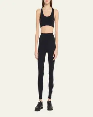 Splits59 Ella Airweight Sports Bra - Blkwht