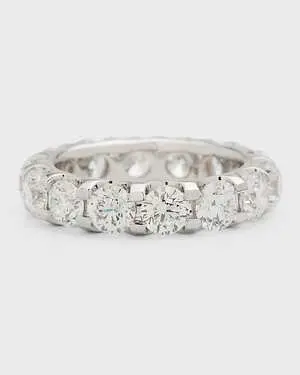 Neiman Marcus Round-cut Diamond Eternity Band Ring - Noclr
